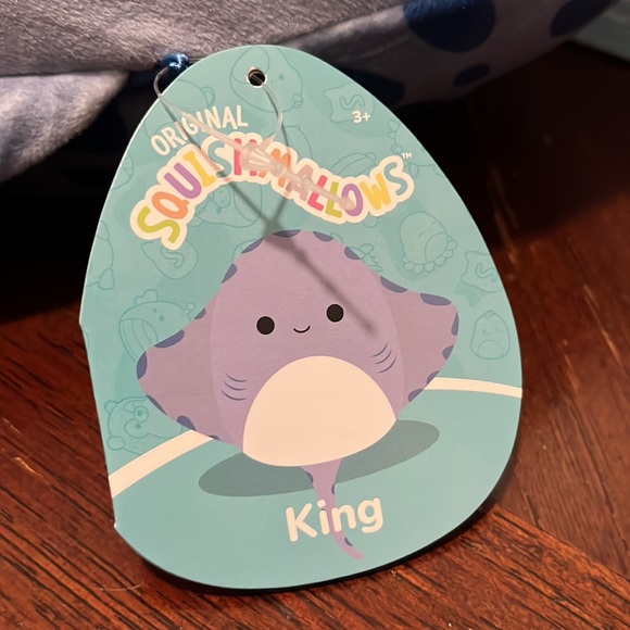 Squishmallows | Toys | Squishmallow Sea Life Squad King The Stingray 2 ...
